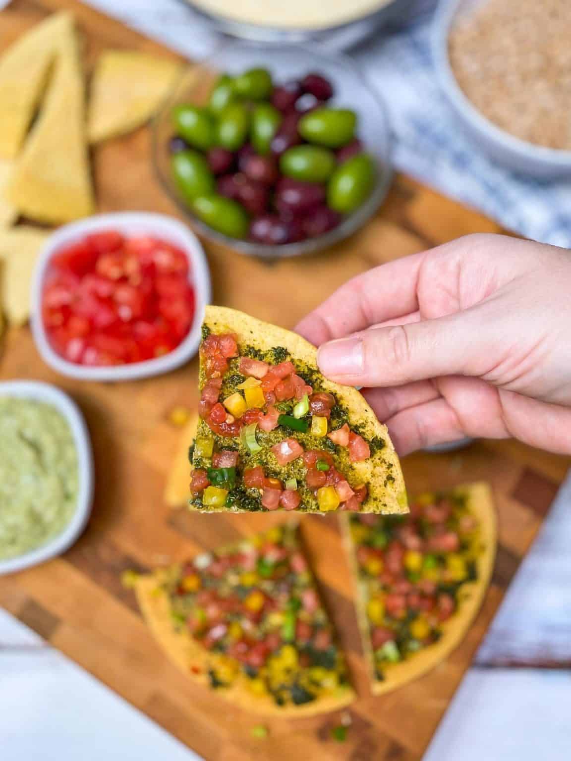 Oil Free Socca Bread (Chickpea Flatbread) - This Healthy Kitchen