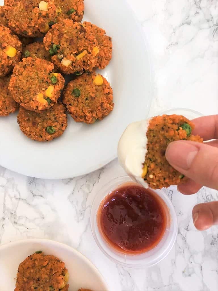 Baked Lentil Veggie Nuggets - This Healthy Kitchen