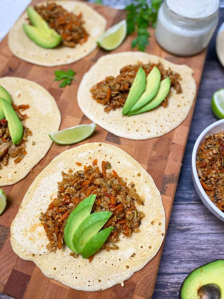 Veggie Ground Taco Meat [Oil Free] - This Healthy Kitchen