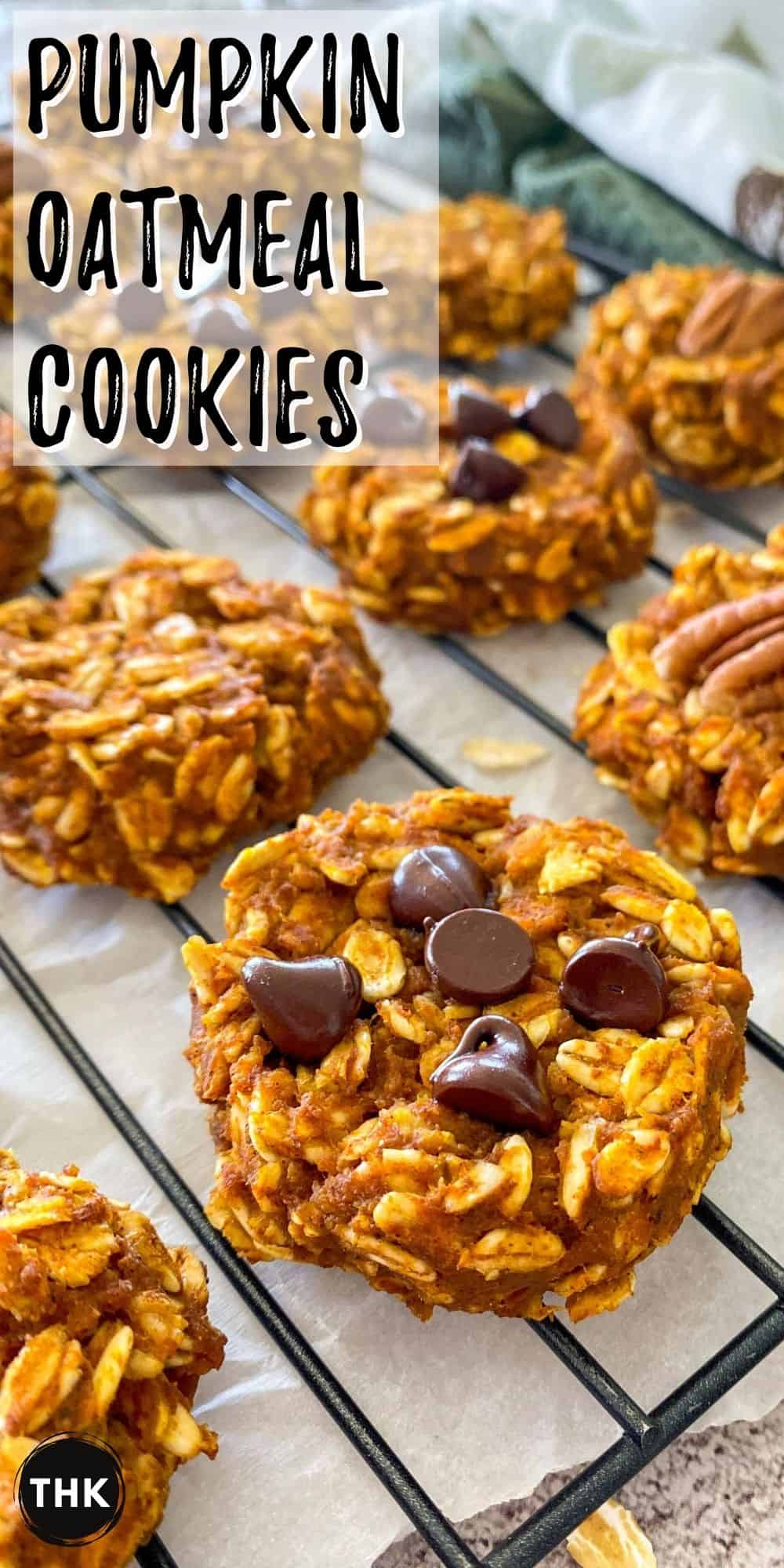 Vegan Pumpkin Oatmeal Cookies - This Healthy Kitchen