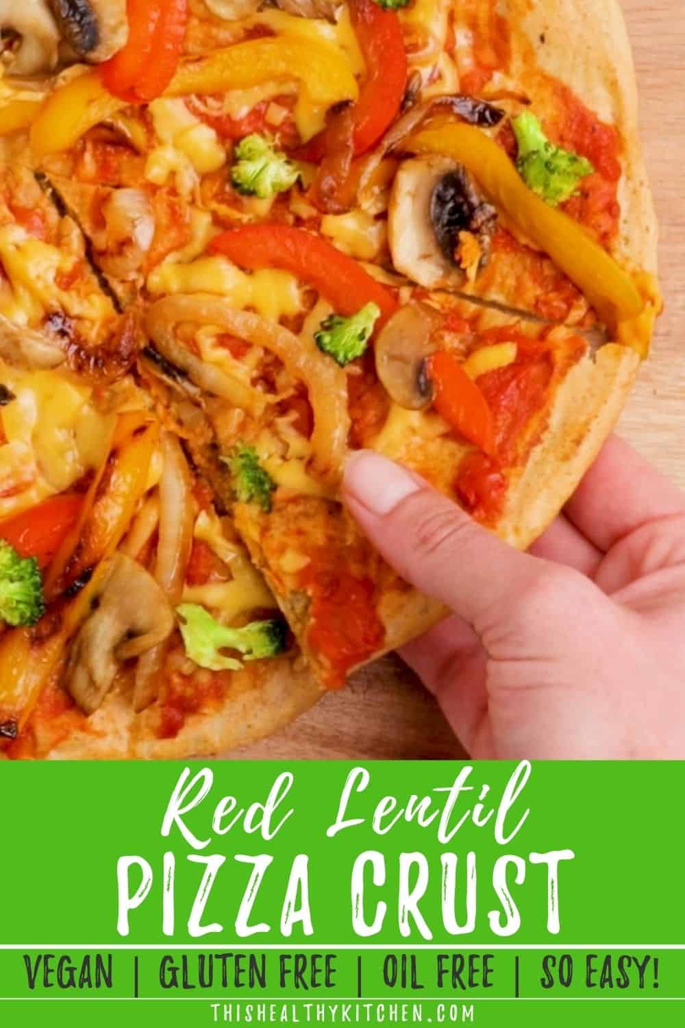 Lentil Pizza Crust - Vegan & GF - This Healthy Kitchen