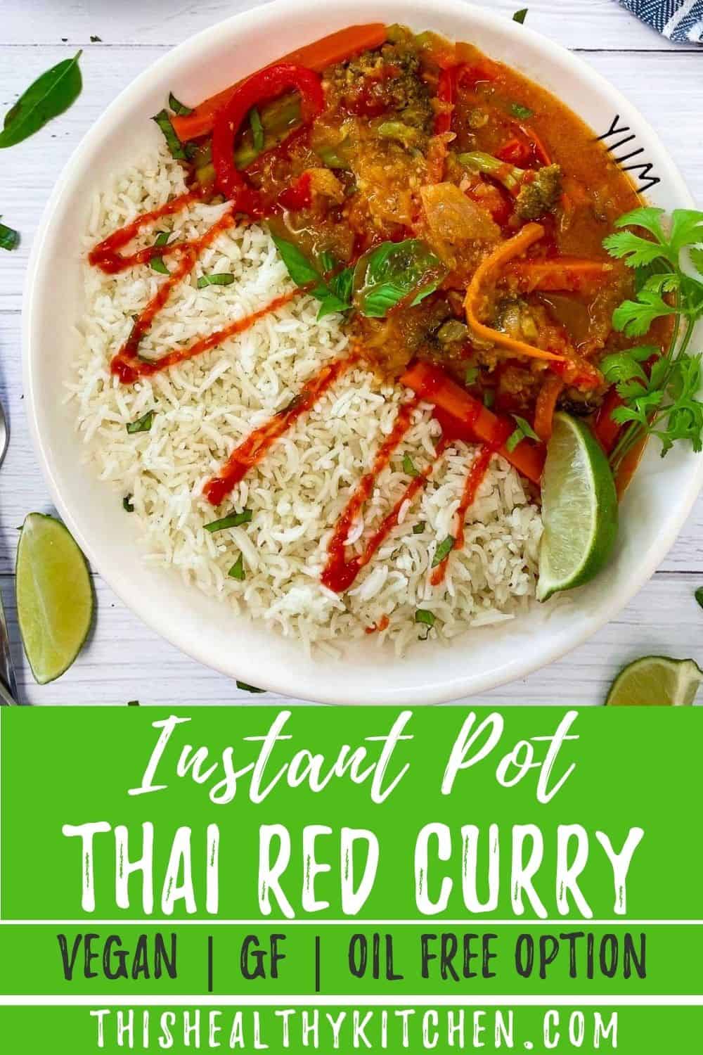 Instant Pot Thai Curry [Vegan] This Healthy Kitchen