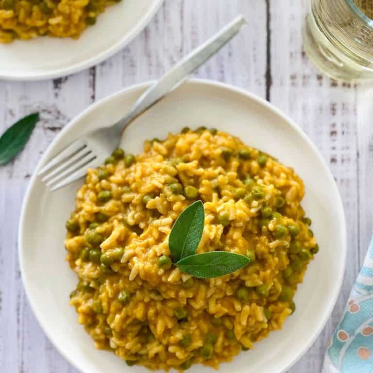 Vegan Pumpkin Risotto [Instant Pot or Stove Top] This Healthy Kitchen