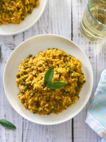 Vegan Pumpkin Risotto [Instant Pot or Stove Top] This Healthy Kitchen