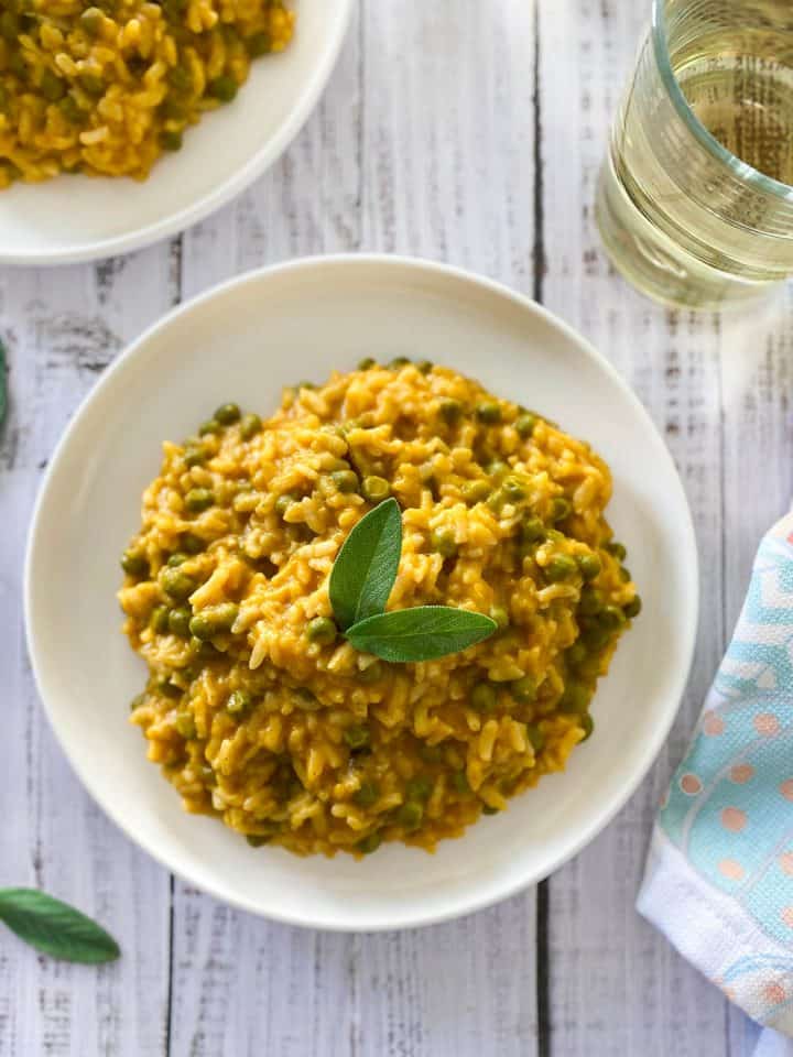 Vegan Pumpkin Risotto [Instant Pot or Stove Top] This Healthy Kitchen