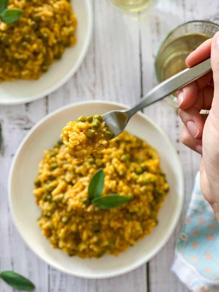 Vegan Pumpkin Risotto [Instant Pot or Stove Top] This Healthy Kitchen