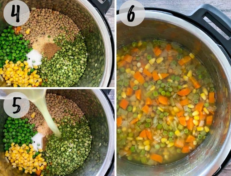 Instant Pot Lentil and Split Pea Soup [Or Stove Top] - This Healthy Kitchen