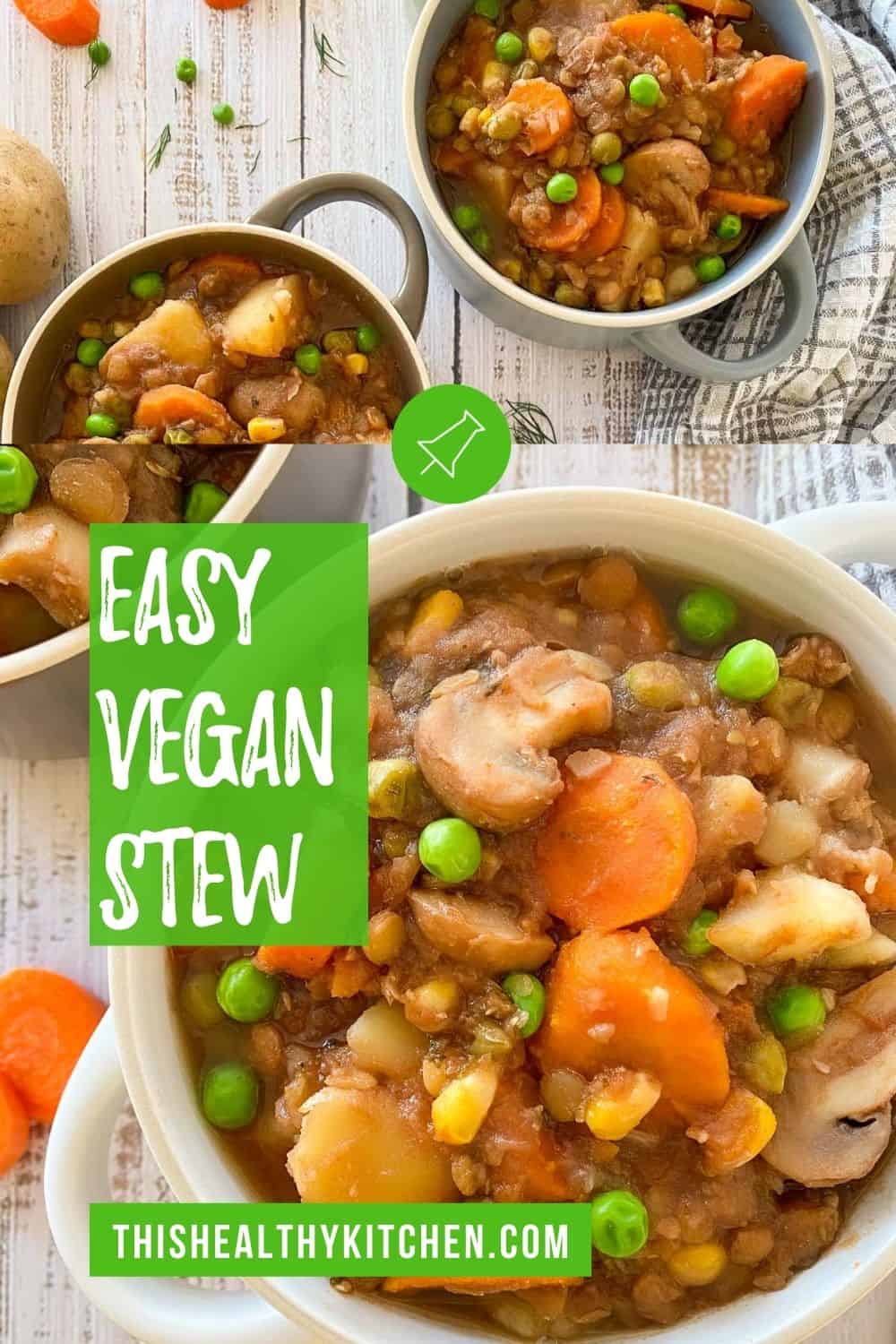 Instant Pot Vegan Stew [Oil Free] This Healthy Kitchen