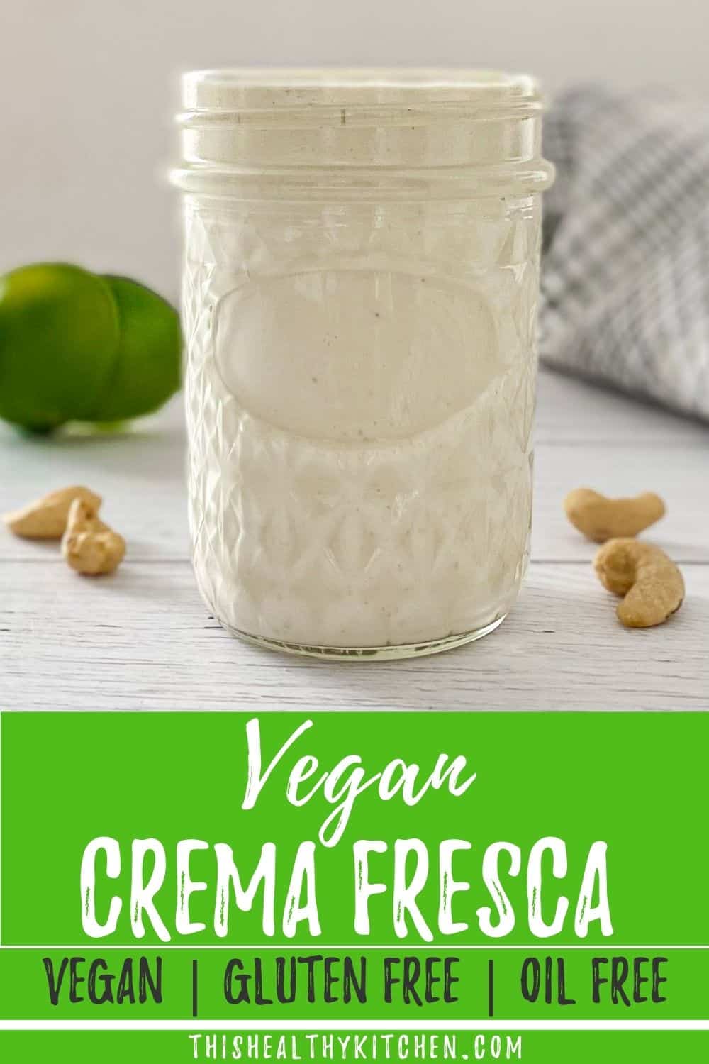 Vegan Crema Fresca AKA Vegan Creme Fraiche This Healthy Kitchen