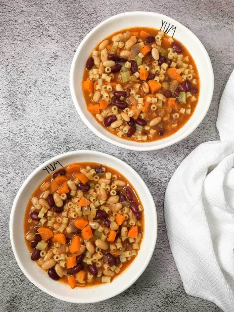 Vegan Pasta E Fagioli No Oil Ip Option This Healthy Kitchen