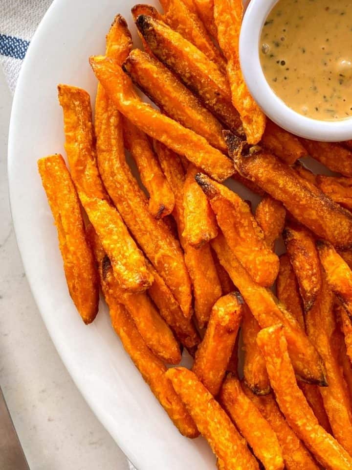 Sweet Potato Spaghetti [Aglio e Olio] - This Healthy Kitchen