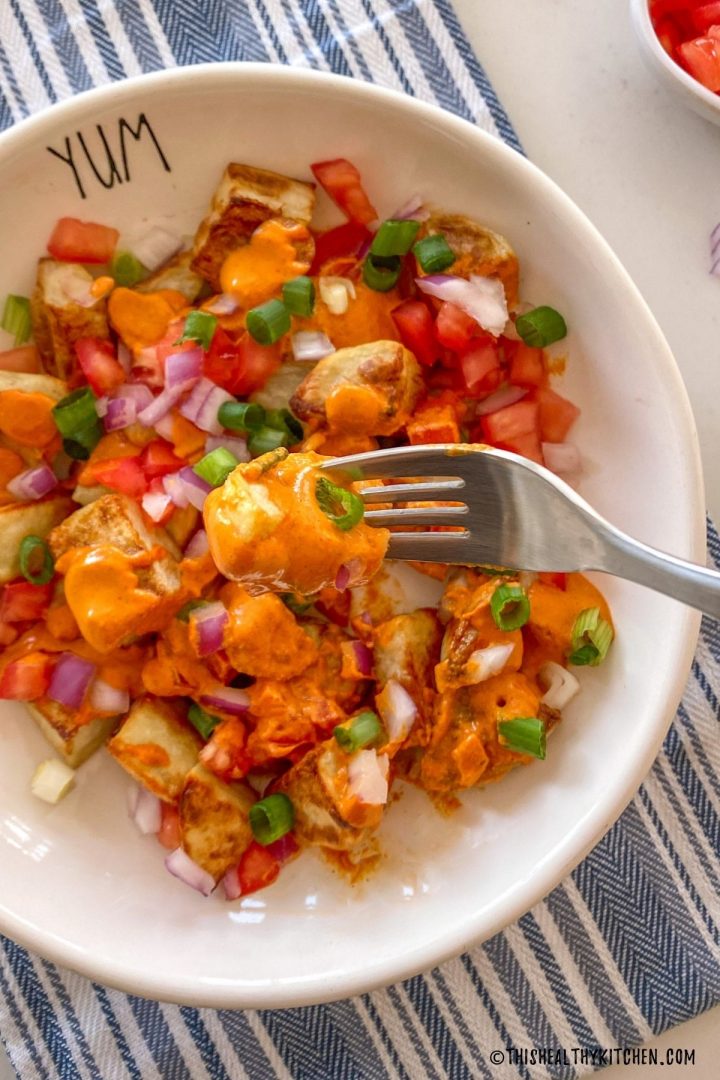 Healthy Vegan Poutine - This Healthy Kitchen