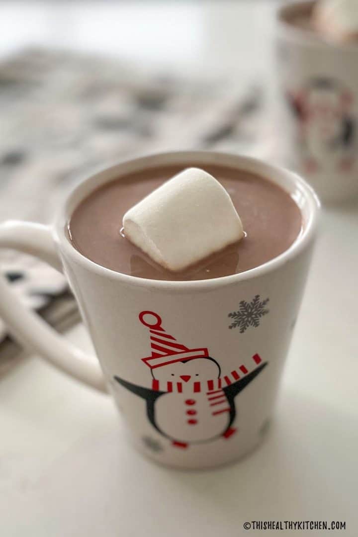 Low Calorie Hot Chocolate - This Healthy Kitchen