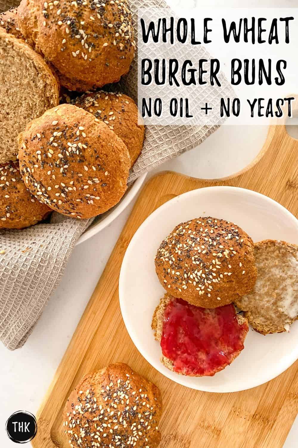 Whole Wheat Vegan Burger Buns This Healthy Kitchen
