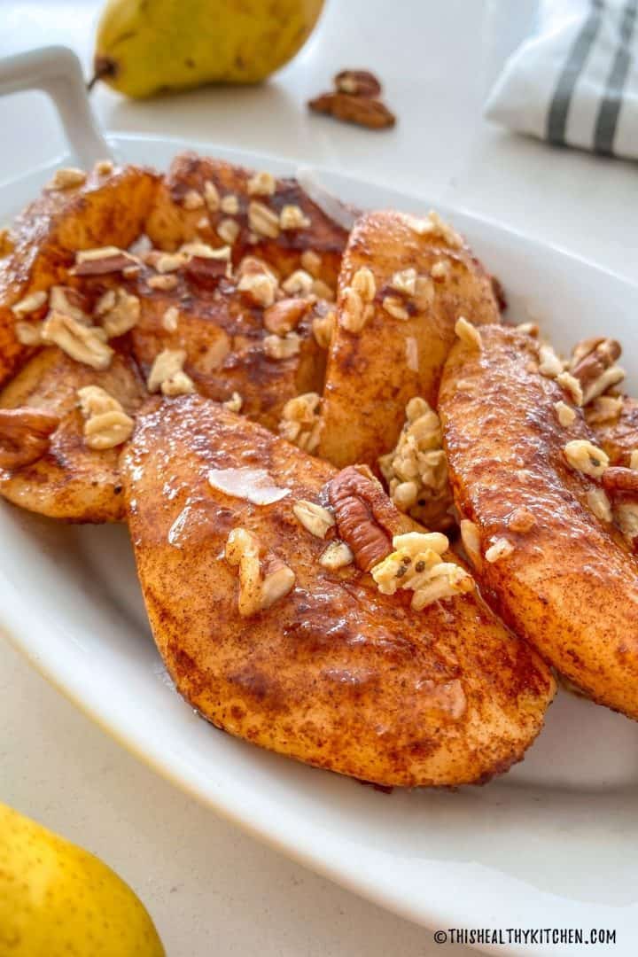 The Best Air Fryer Pears [With oven instructions too!] This Healthy Kitchen