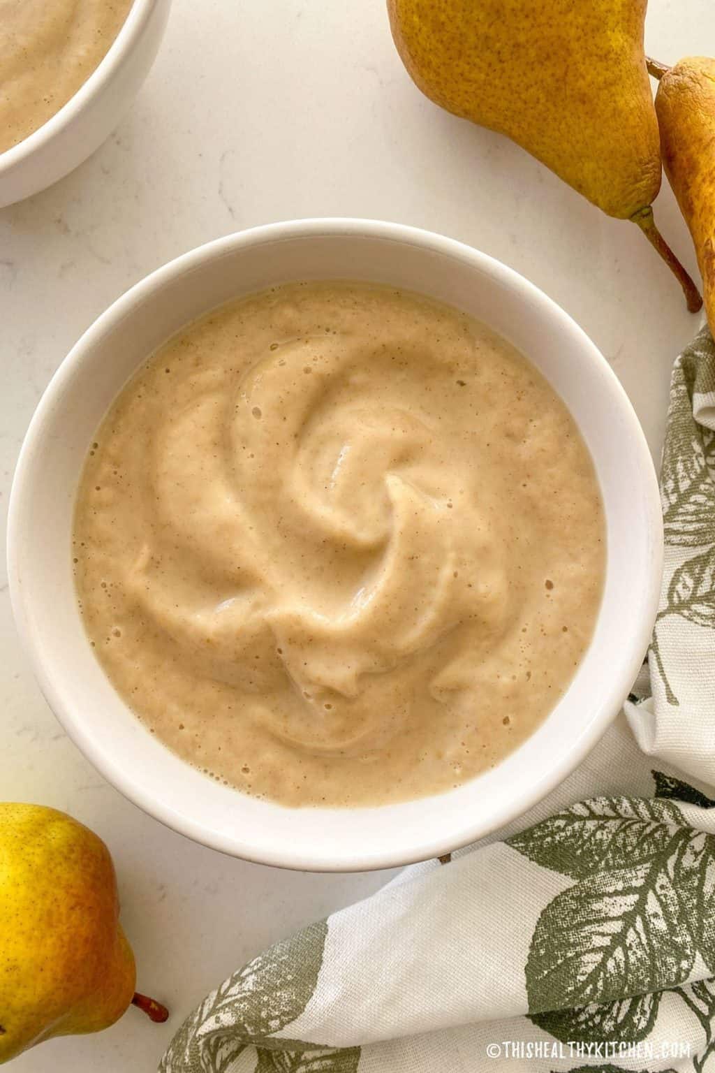 Vegan Cold Pear Soup - This Healthy Kitchen