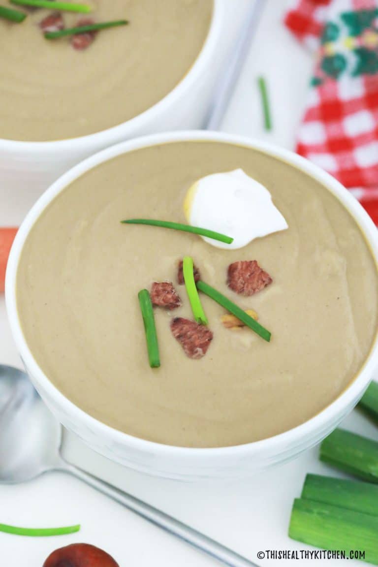 Creamy Chestnut Soup - This Healthy Kitchen