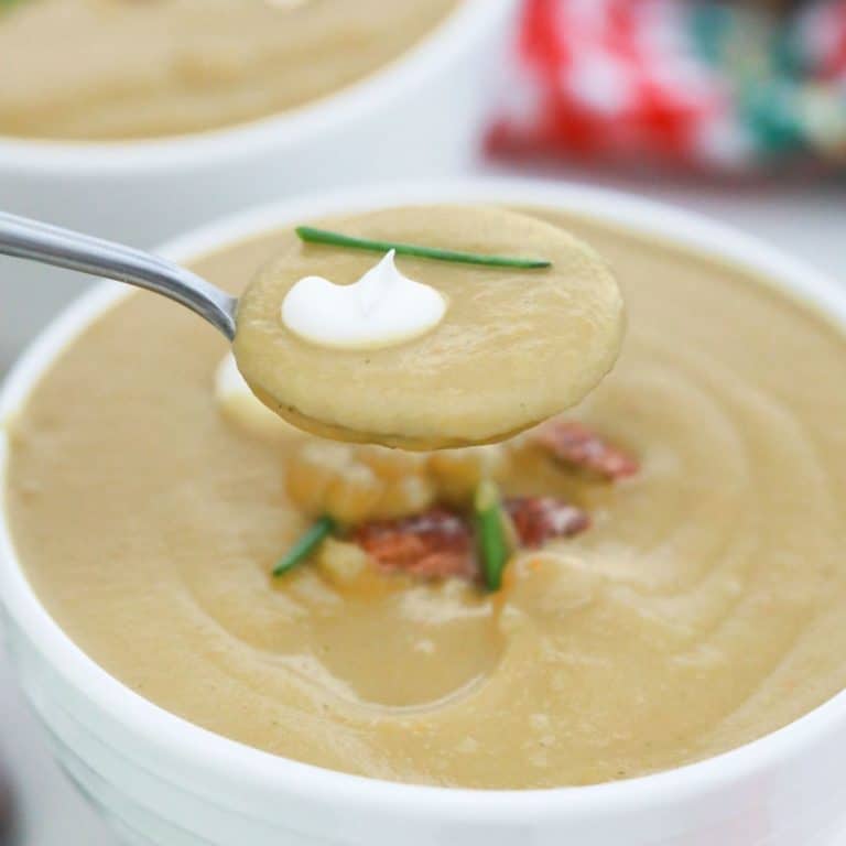 Creamy Chestnut Soup - This Healthy Kitchen