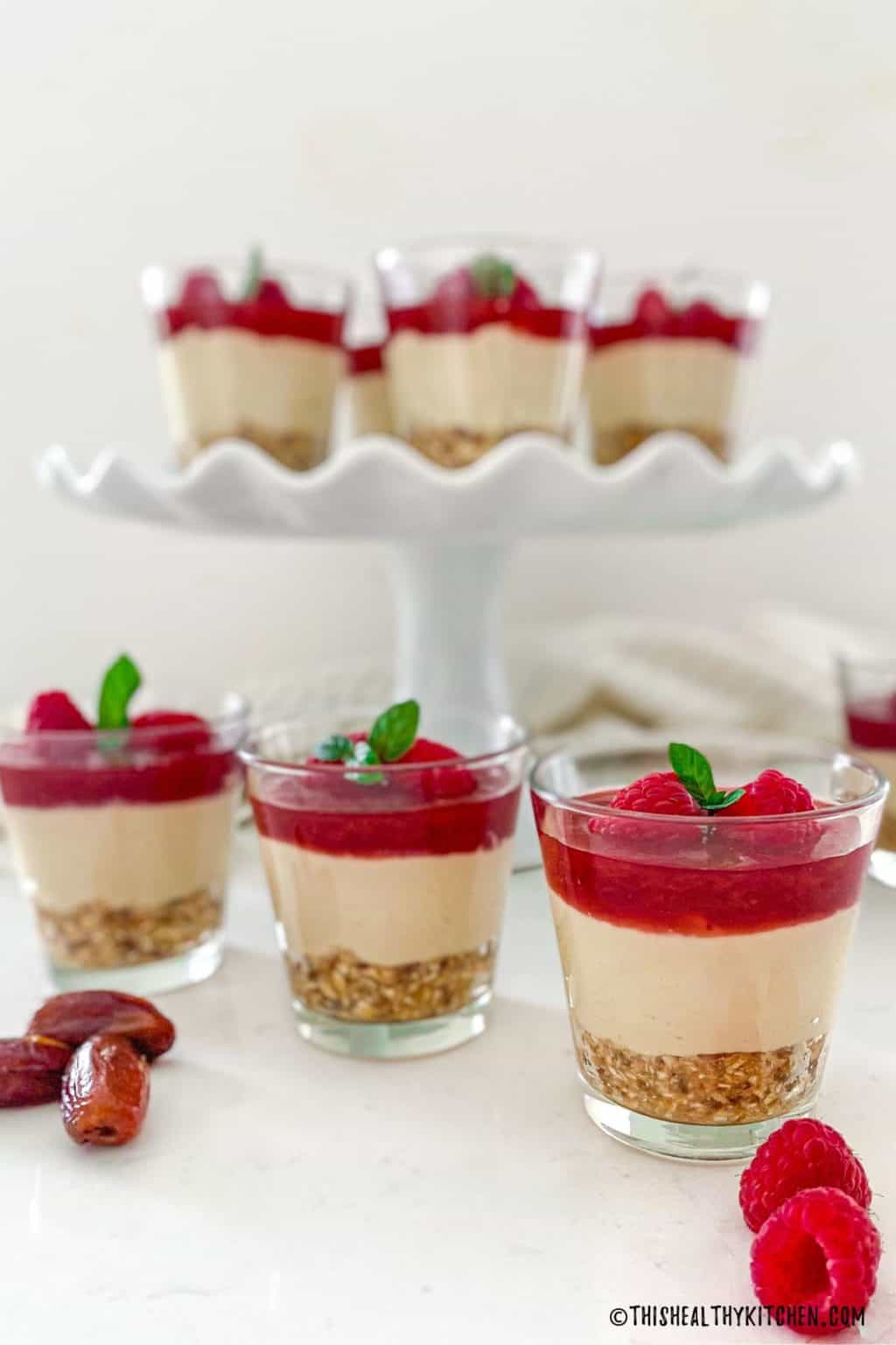 No Bake Vegan Cheesecake Minis This Healthy Kitchen