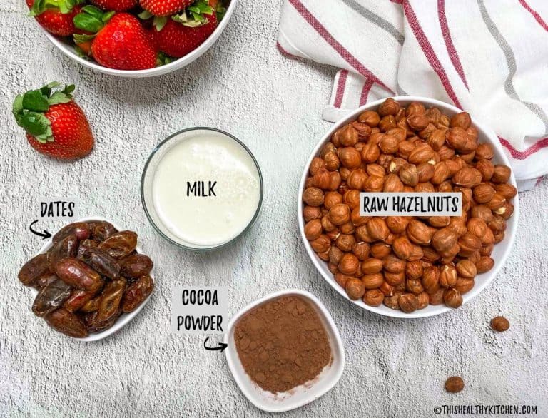 Healthy Nutella Recipe [No Oil or Sugar] -This Healthy Kitchen