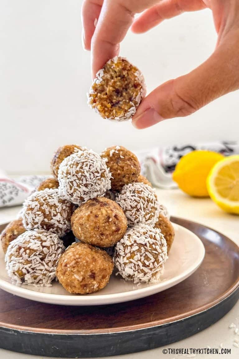 Lemon Bliss Balls This Healthy Kitchen
