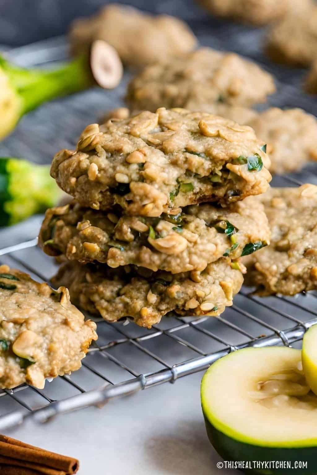 Vegan Zucchini Oatmeal Cookies - This Healthy Kitchen
