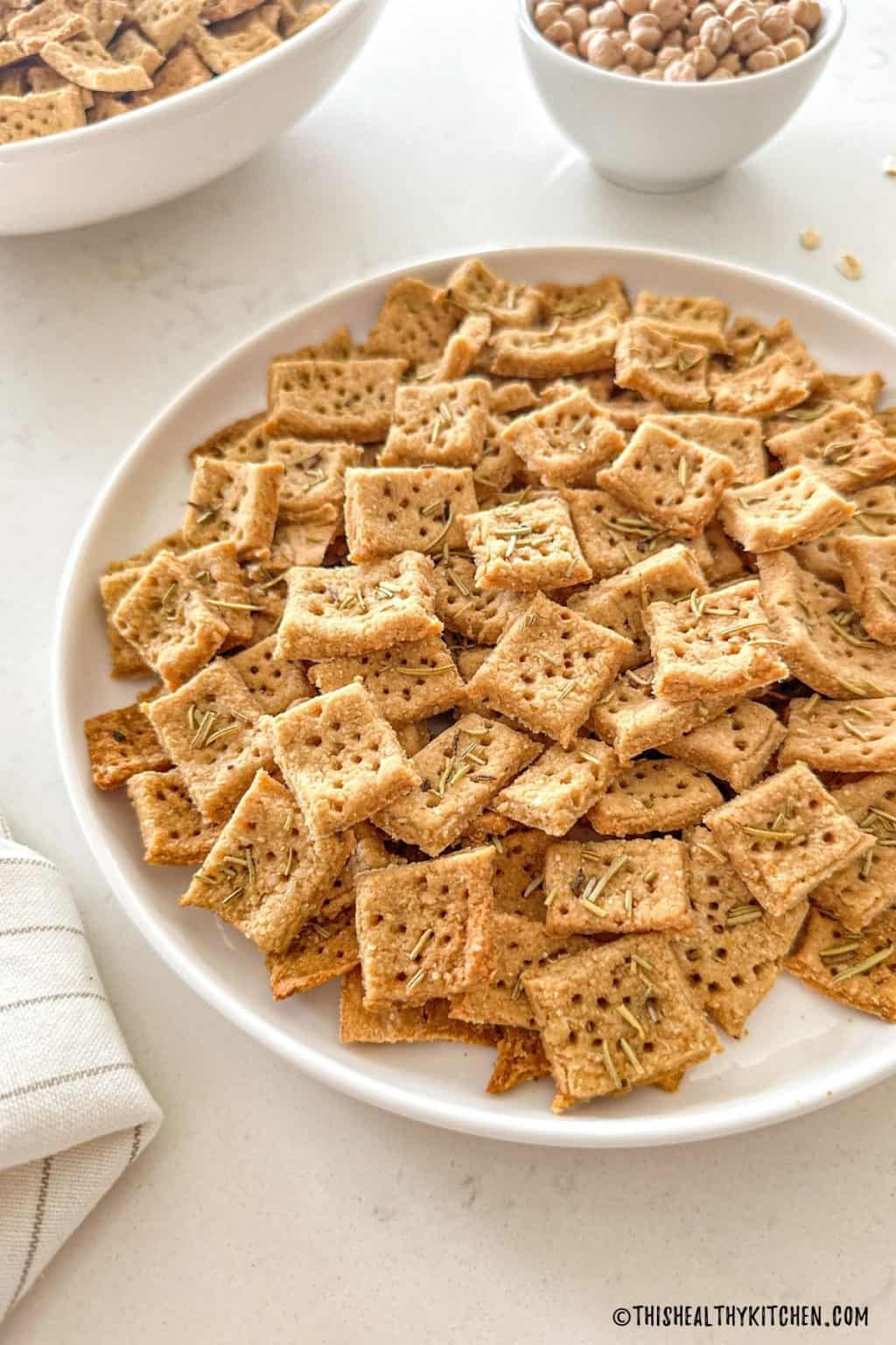 White Bean Protein Crackers - This Healthy Kitchen