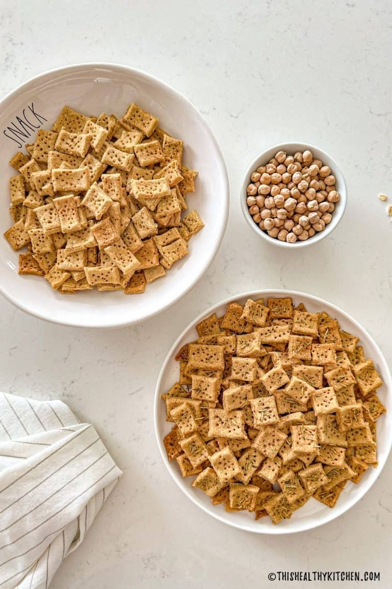 White Bean Protein Crackers - This Healthy Kitchen