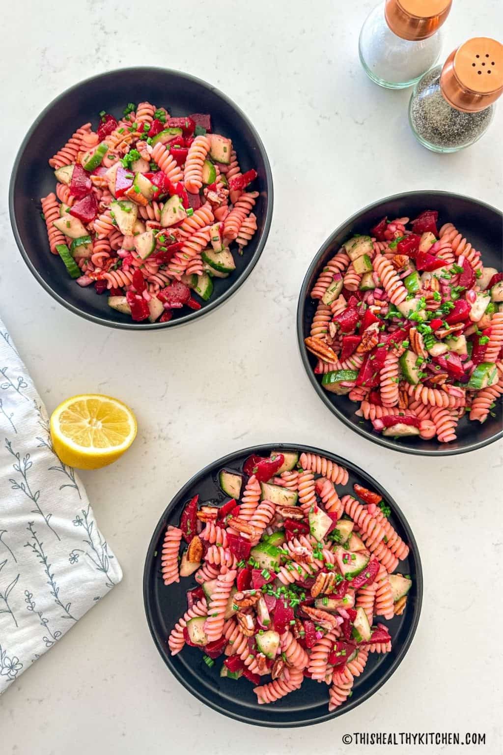 Beet Pasta Salad This Healthy Kitchen