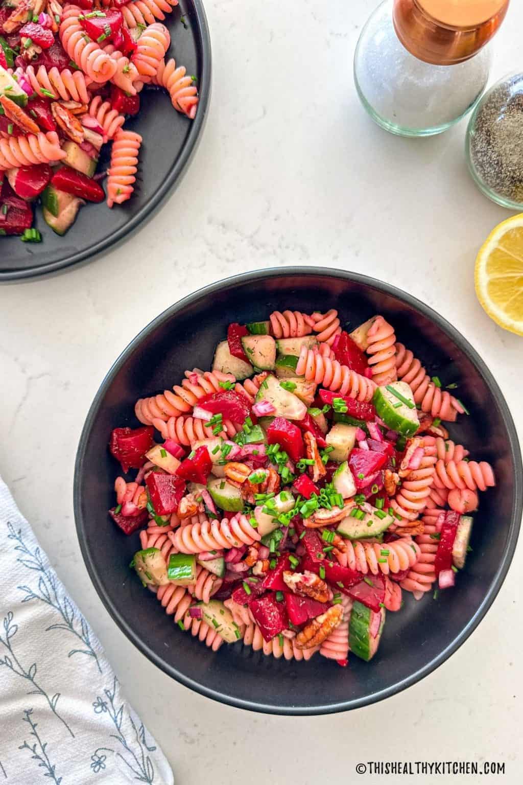 Beet Pasta Salad This Healthy Kitchen